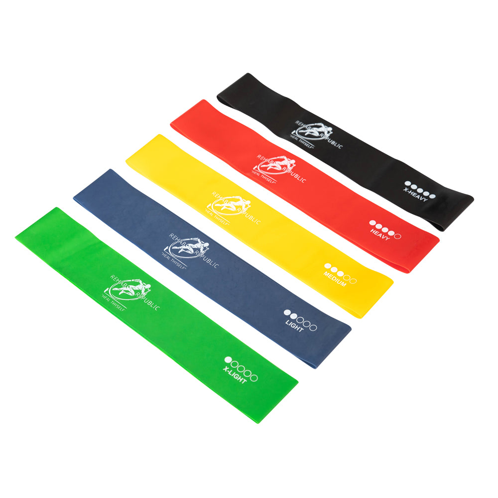 Rehab Republic Resistance Loop Exercise Bands Set
